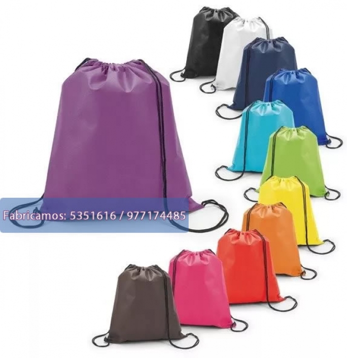 Mochila con Cordones en Taslán | Objetos publicitarios